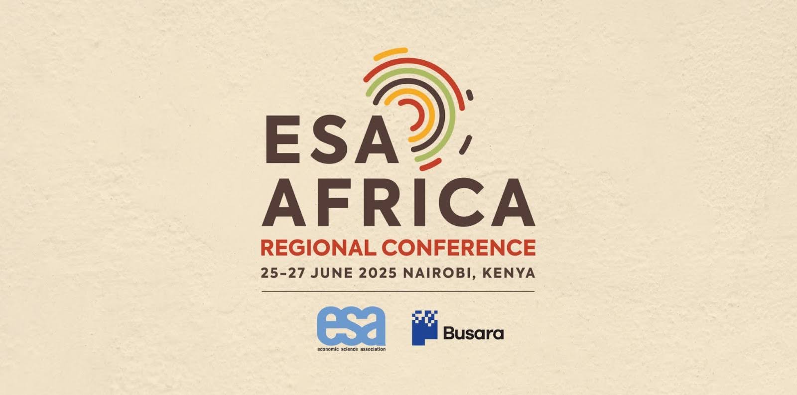 Busara and the Economic Science Association to host the 2025 ESA Africa ...